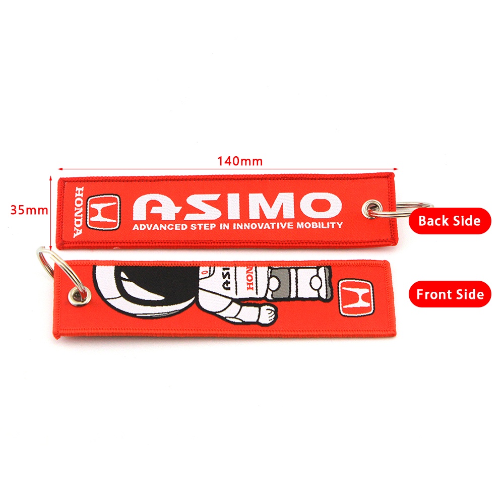 Mugen STI Bride Nylon Car Key Ring For Jazz Fit GK5 Civic CRV Type R ...