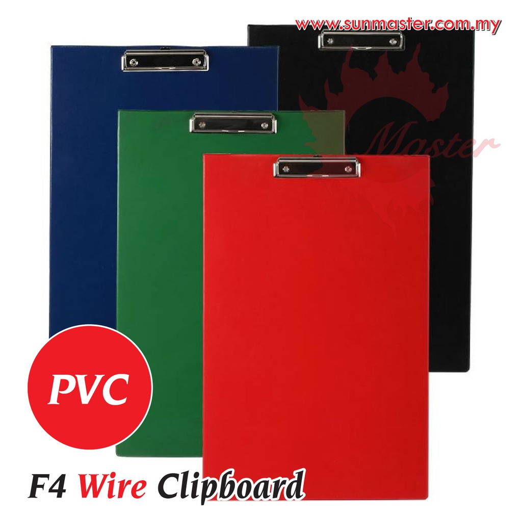 F4 PVC Wire Clipboard (1s) | Shopee Malaysia