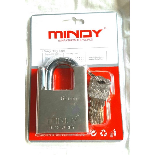 Mindy steel 6-inch anti-cut lock | Shopee Malaysia