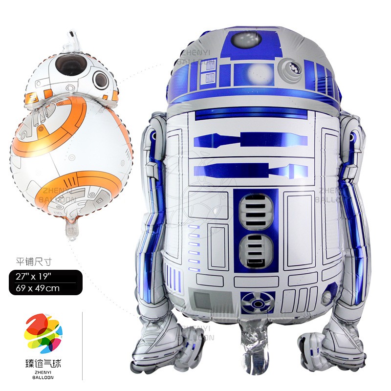 27 inch STAR WARS ROBOT R2D2 BB8 balloon wedding goods children's ...