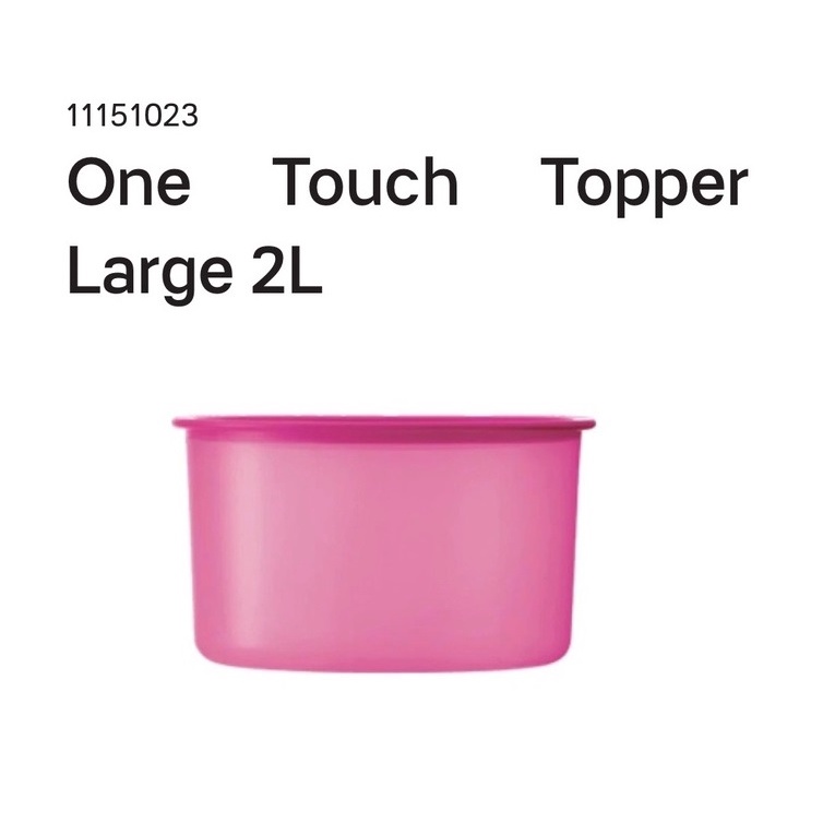 Tupperware One Touch Topper 600ml/ 950ml/ 1.4L/ 2.0L OR One touch Bowl | Shopee Malaysia