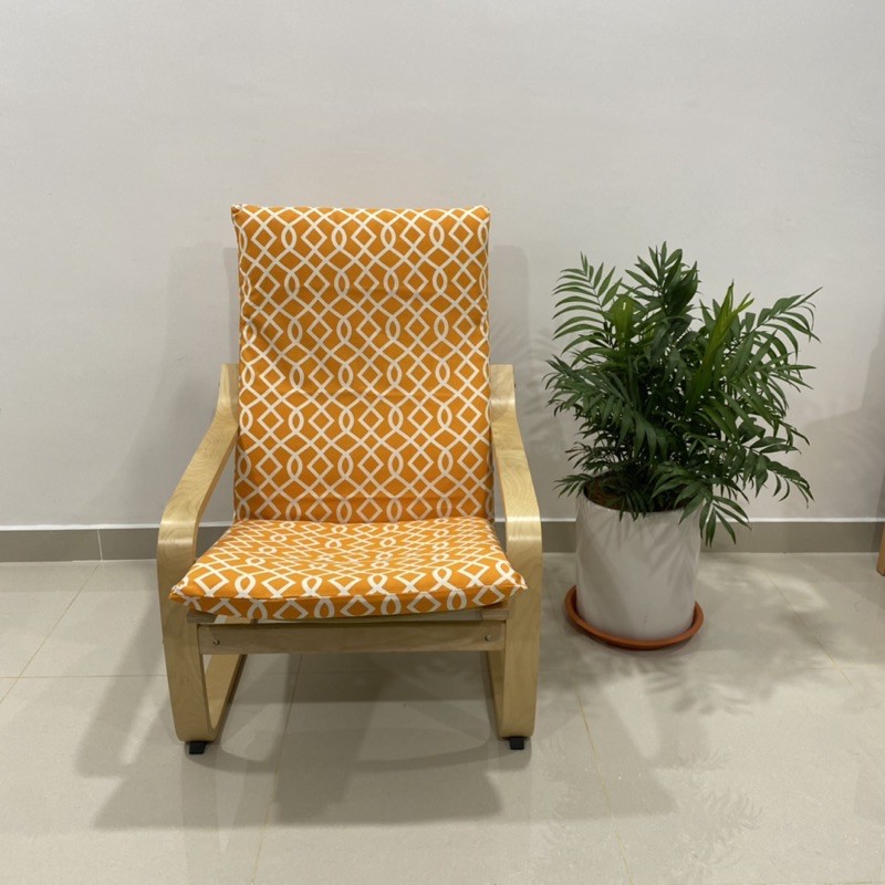 Yellow Cover Pello Poang Cover Armchair Cover Protector Sarung Kerusi ...