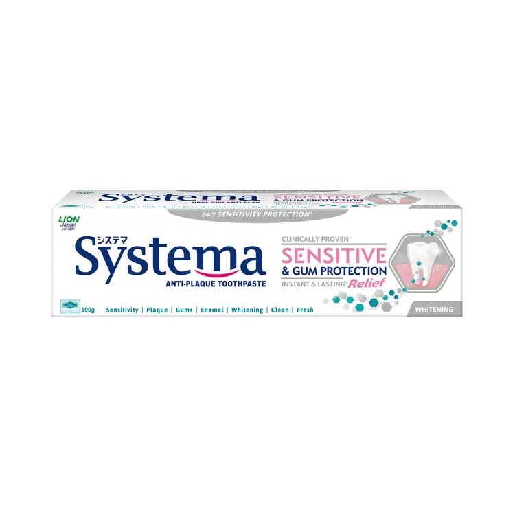Systema Sensitive & Gum Protection Toothpaste 100g - Whitening (G ...