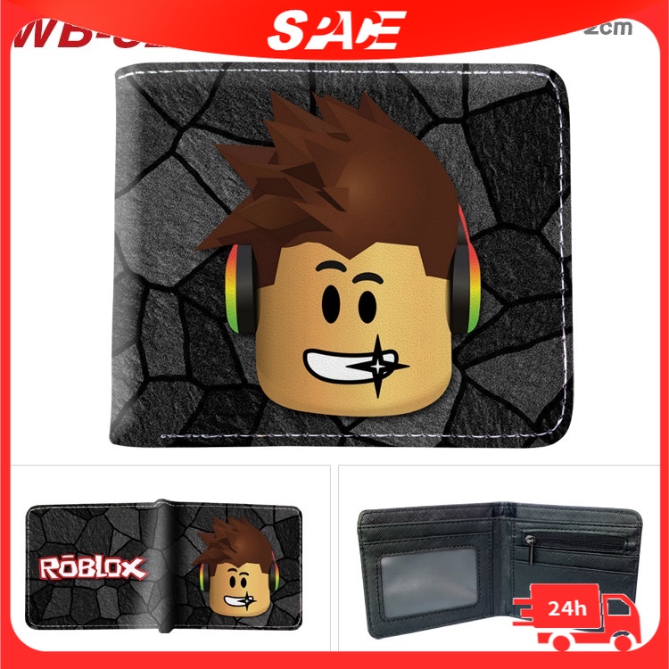 Roblox Wallet Short Half-Fold Coin Purse Men Women's School Student ...