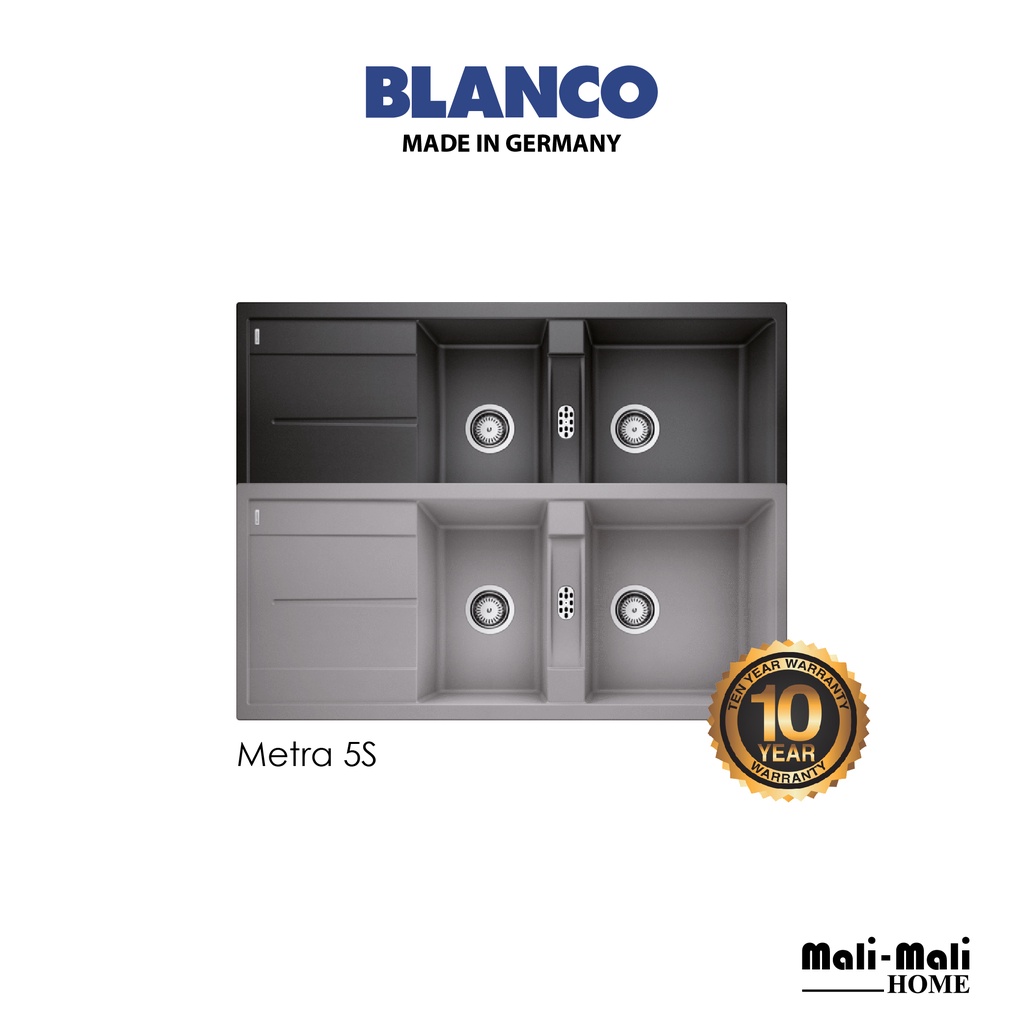 BLANCO METRA 8S SILGRANITE KITCHEN SINK COMPLETE WITH WASTE | Shopee ...