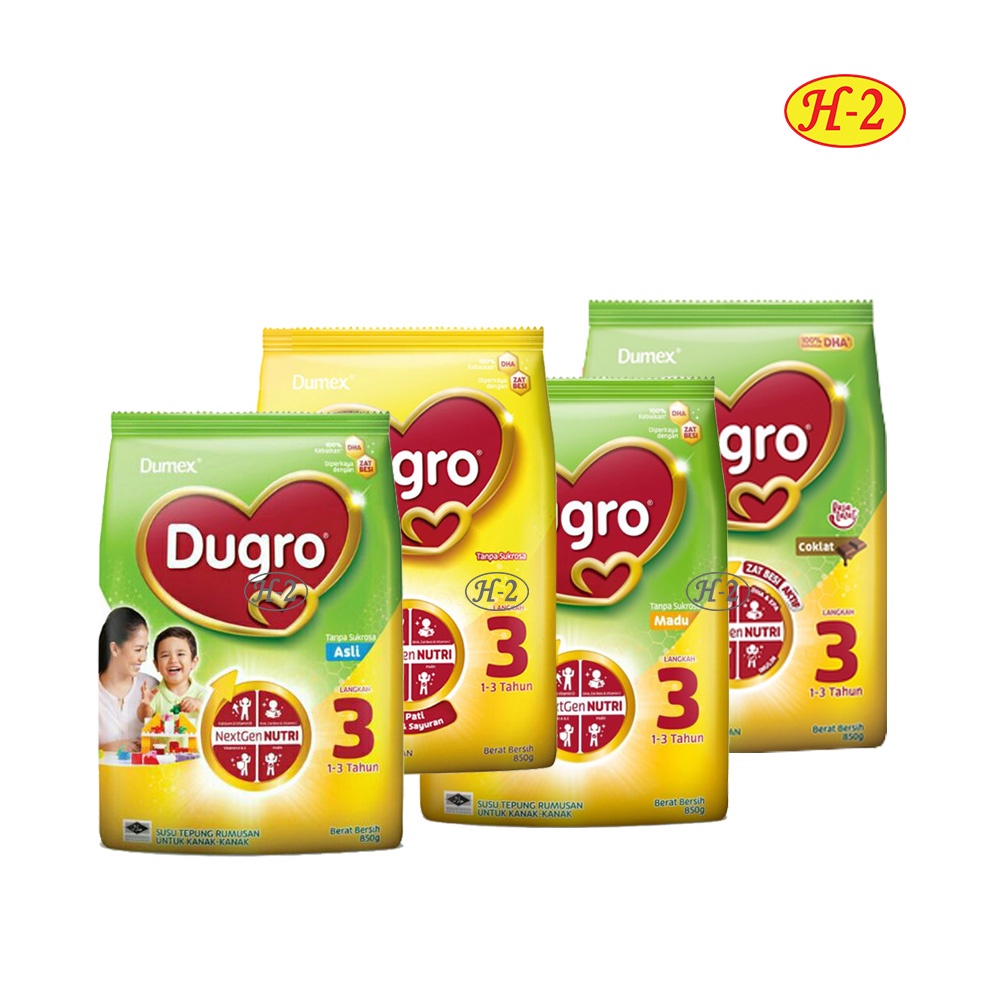 Dumex Dugro TRIPLE PACK Langkah 3 Asli / Madu / Chocolate / Fruit & Vege (3x 850g) | Shopee Malaysia