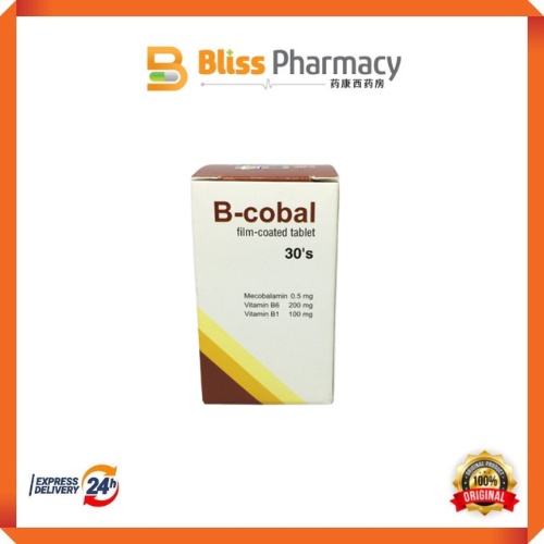 B-Cobal tab 30's (Vitamin B Complex) | Shopee Malaysia