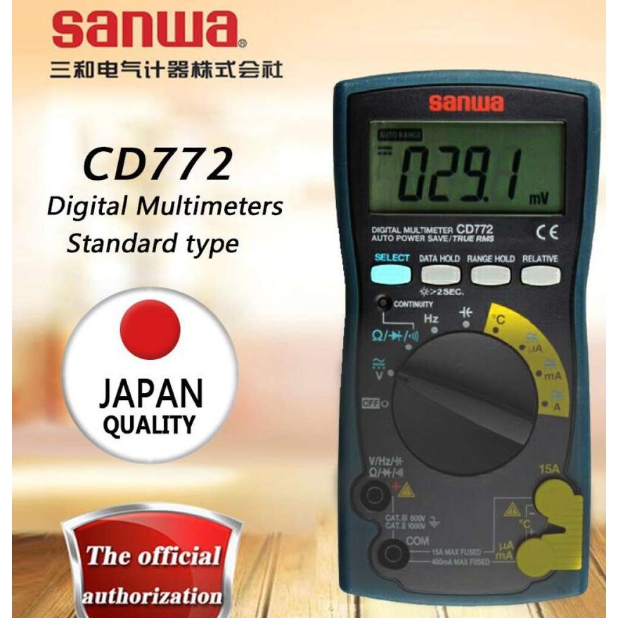 Sanwa CD772 Digital Multimeter (JAPAN) | Shopee Malaysia