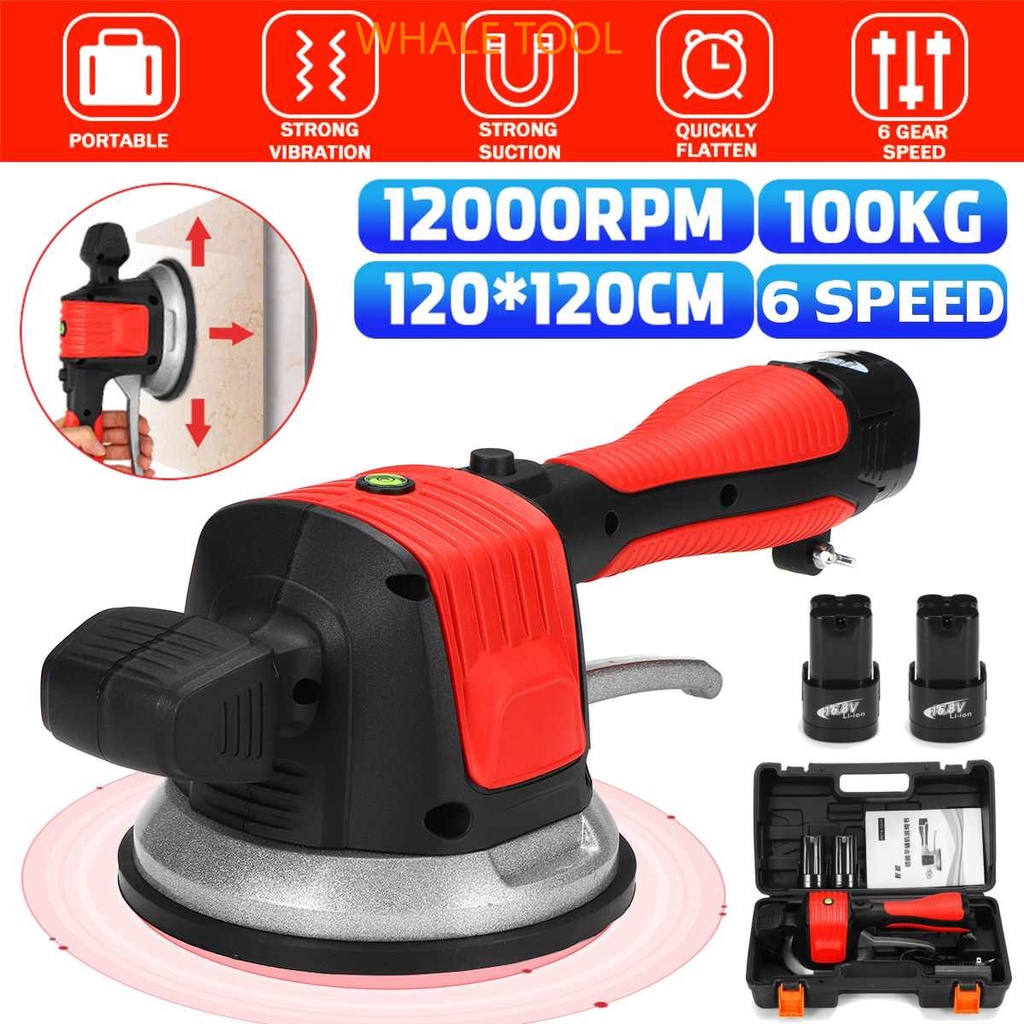 6 Speeds Tile Vibrator For 60-120cm tiles Floor Plaster Machine Tile ...