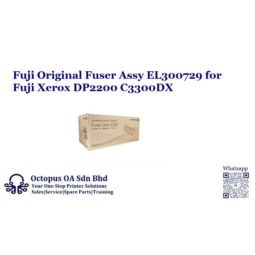 Fuji Original Fuser Assy EL300729 for Fuji Xerox DP2200 C3300DX ...