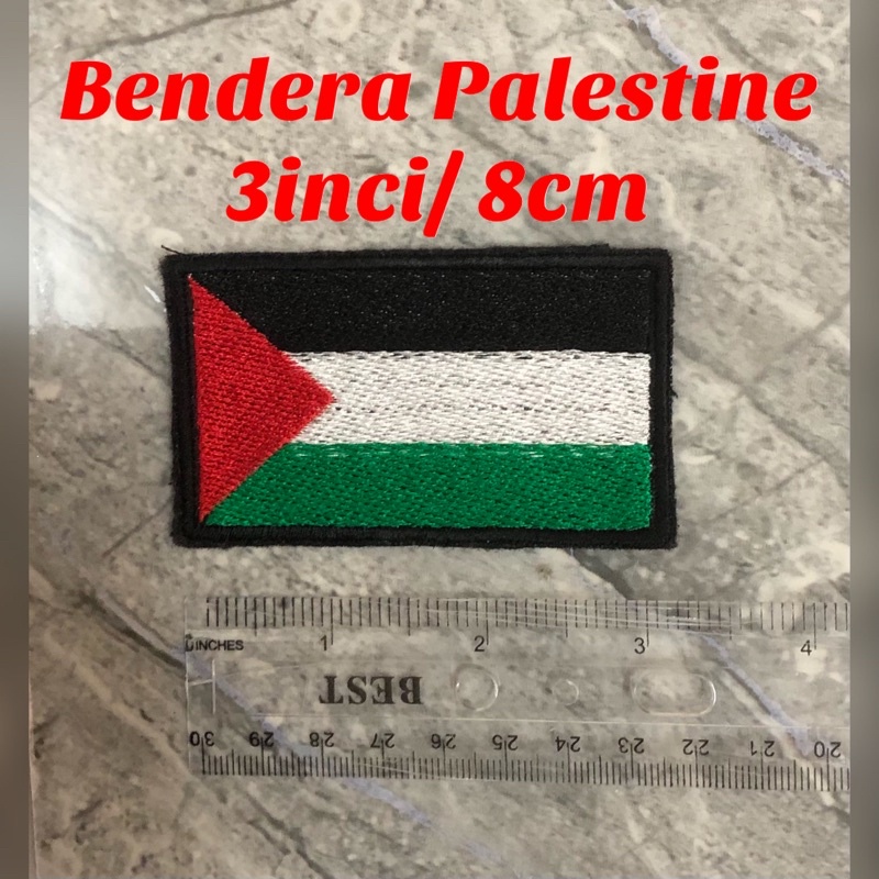 Bendera Palestin Sulam Patch Palestine Flag 🇵🇸 | Shopee Malaysia