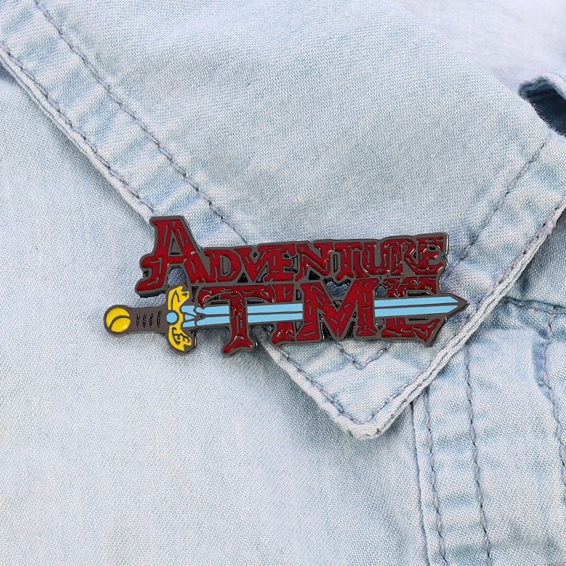 Adventure Time Lapel Pin Metal Brooch Handmade Enamel Pins Shirt Bag ...
