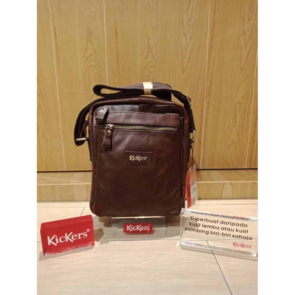 Kickers Leather Sling Bag | FREE SHIPPING FOR WEST MALAYSIA | Shopee ...