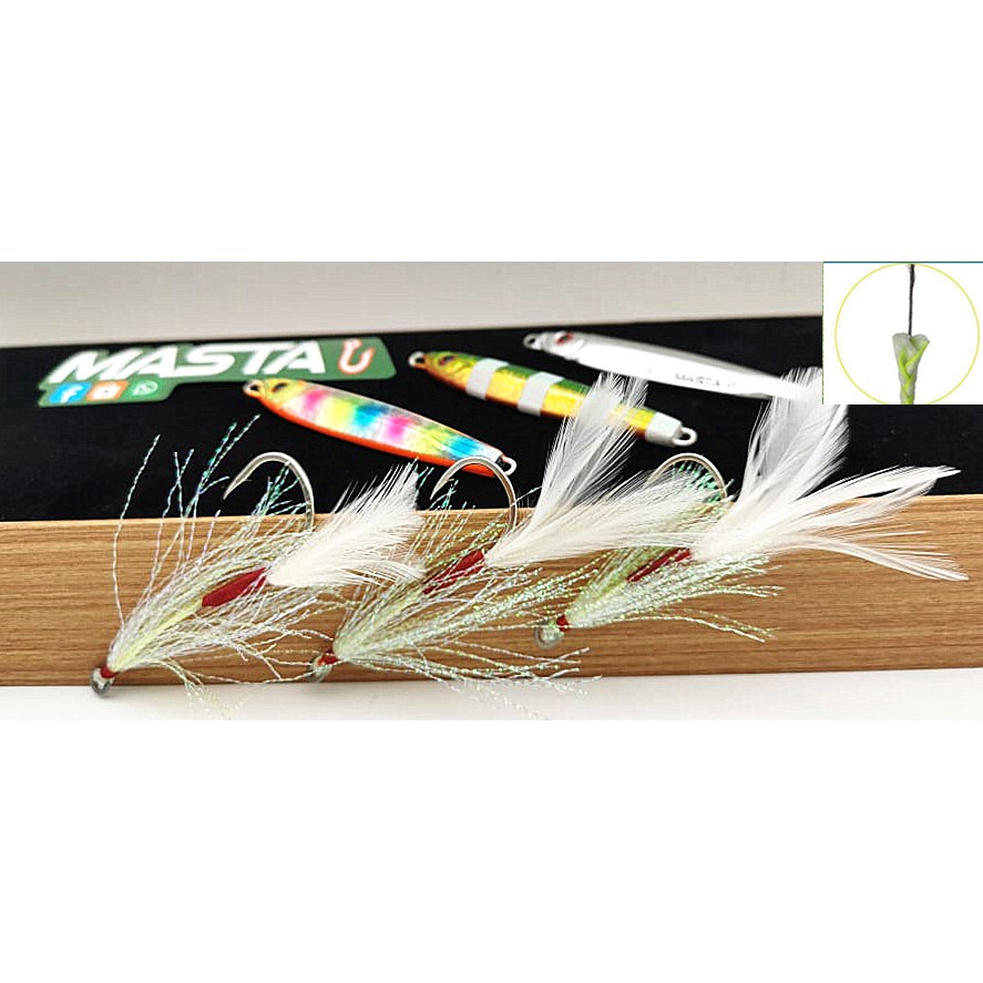 (READY STOK) MASTA SUPER ASSIST HOOK TENGGIRI FAST JIG 10G-80G KEVLAR ...