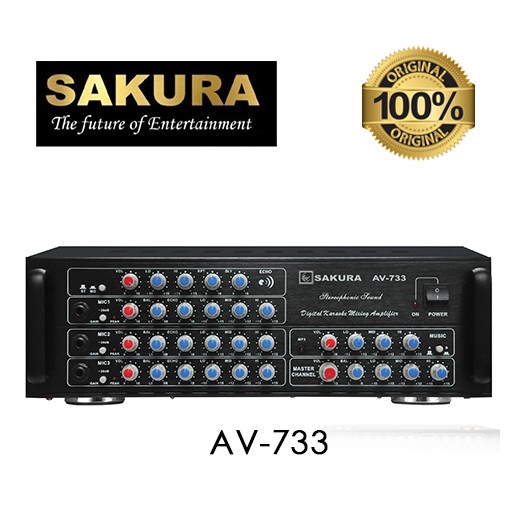 AV-733 SAKURA AMPLIFIER WITH MUSIC & MIC | Shopee Malaysia