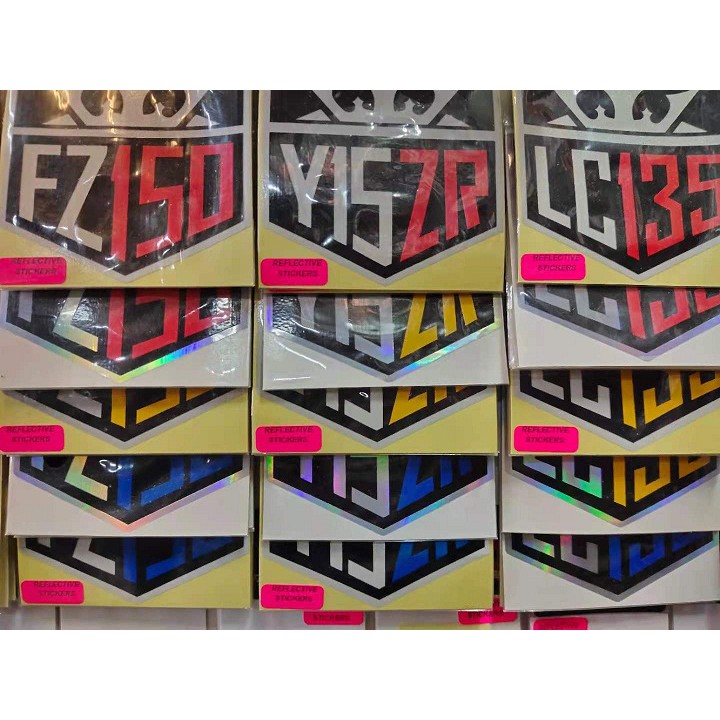 Sticker Lc135/Fz150/Y15zr Sticker Cutting Yamaha Reflective | Shopee ...