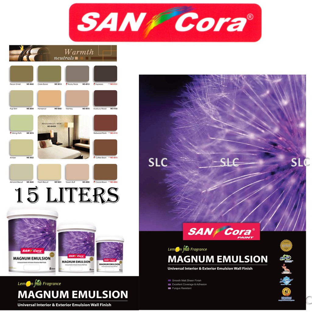 15L SANcora Magnum Emulsion Interior & Exterior Paint (WARMTH NEUTRALS ...