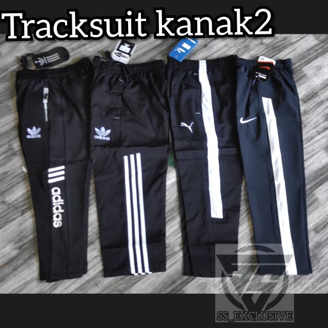 Track budak / seluar trek budak / tracksuit kanak kanak / seluar sukan ...