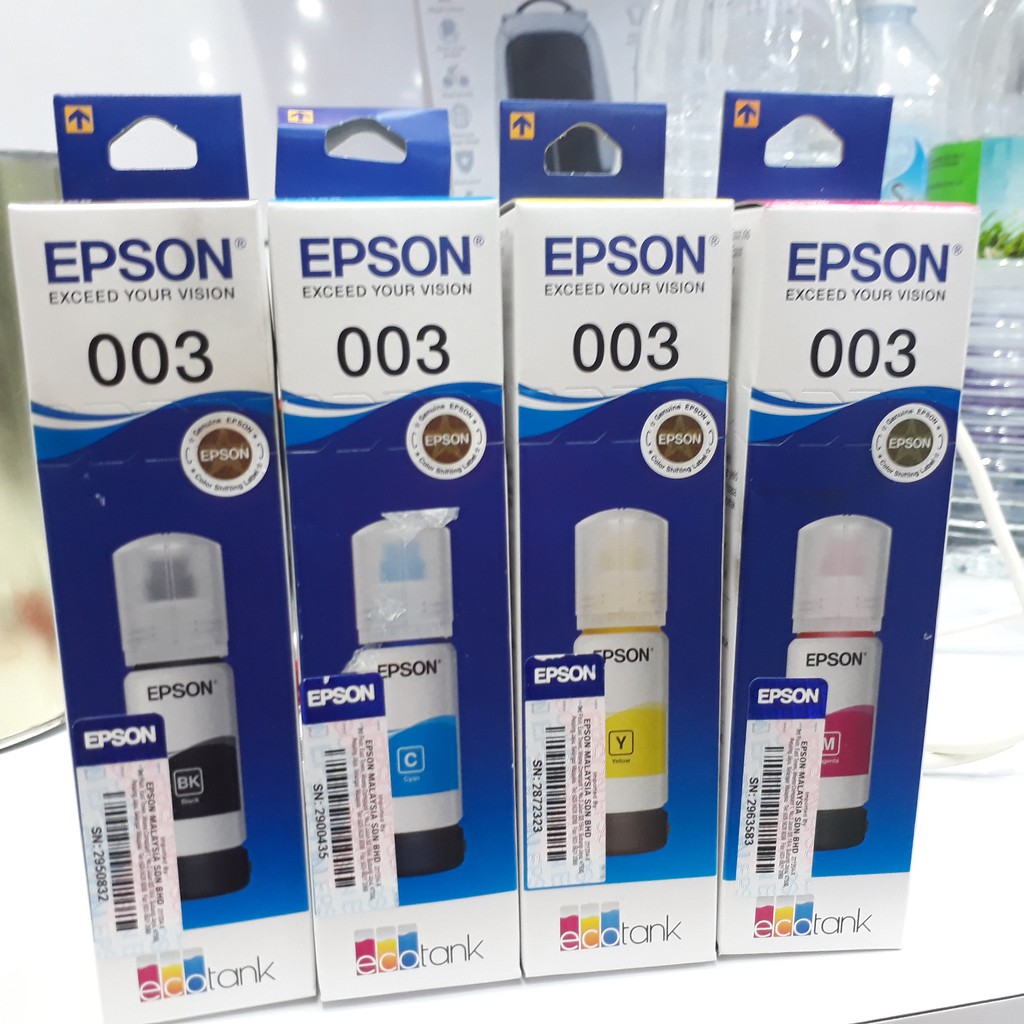 EPSON 003 Original Refill Ink - L1110 / L3100 / L3101 / L3110 / L3116 ...