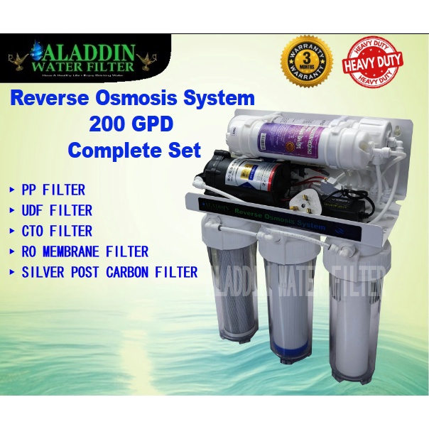 200 GPD #2 RO Water Filtration System (Reverse Osmosis System ...