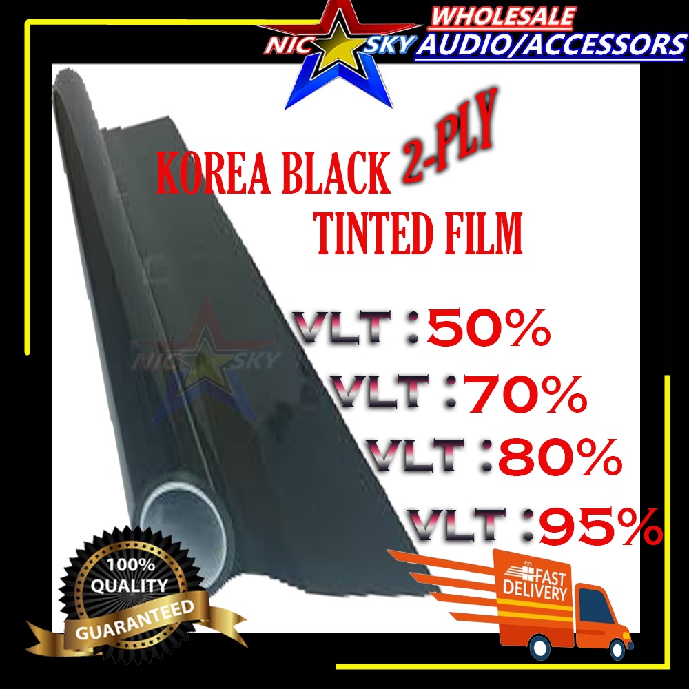 HD Tinted KOREA BLACK Kereta HD Tinted office HD Tinted Film UV Black ...