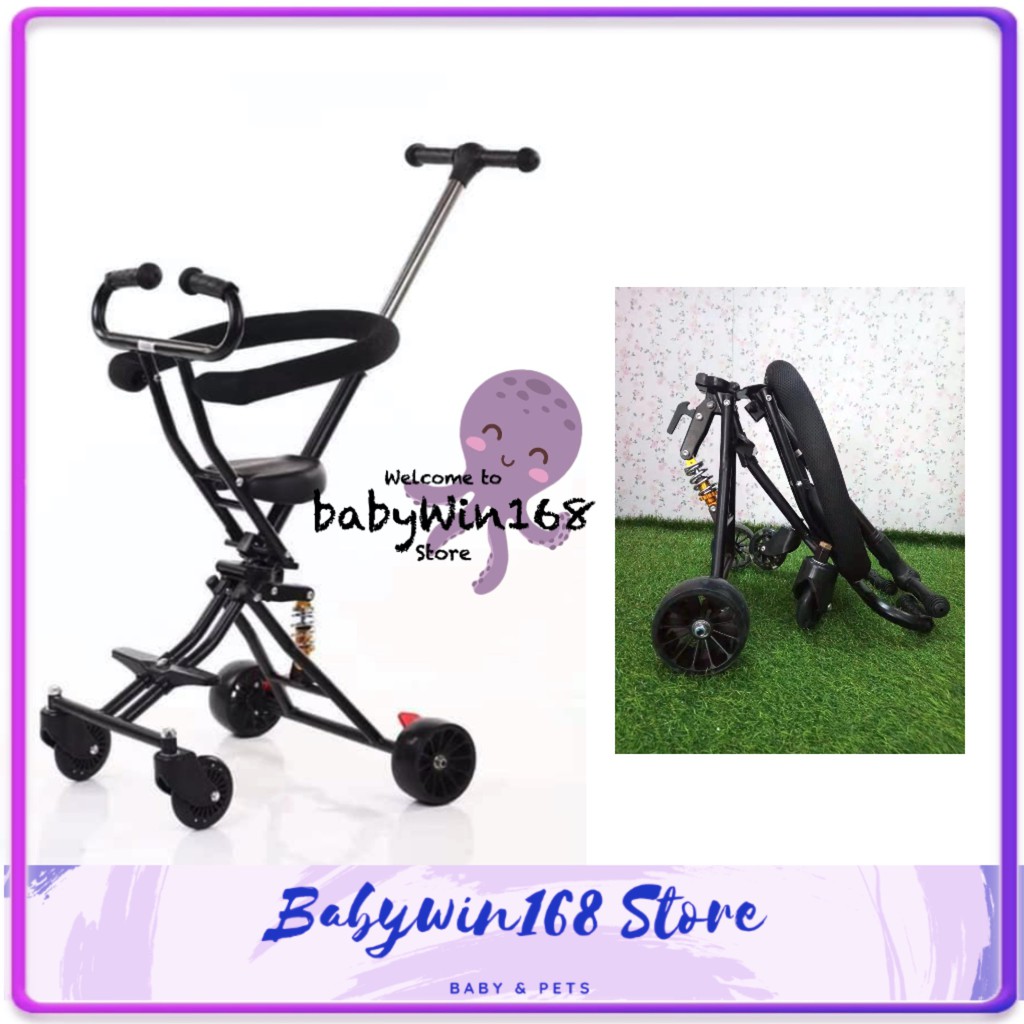 U-Baby UW-ST603 Portable/Lightweight/Foldable 4 Wheels Magic Stroller ...