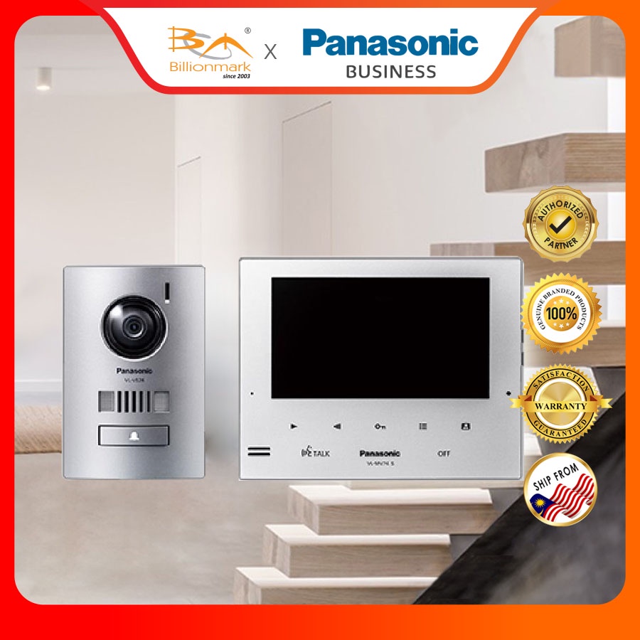 Panasonic Video Intercom VL-SV74 Silver 7 Inch Colour LCD Screen Touch ...