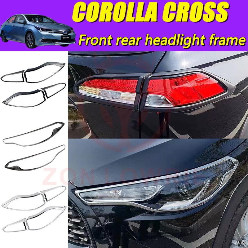 TOYOTA COROLLA CROSS Tail Light Frame Headlight Fog Lamp Headlightshade ...