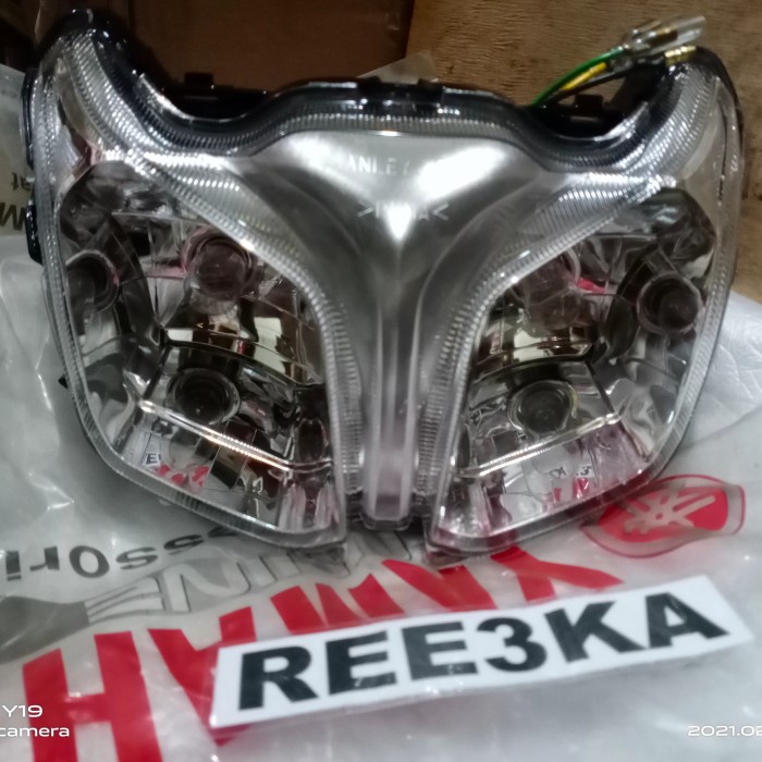 Original YAMAHA JUPITER Z1 BULB FITTING REFLECTOR FRONT LIGHT MIKA ...