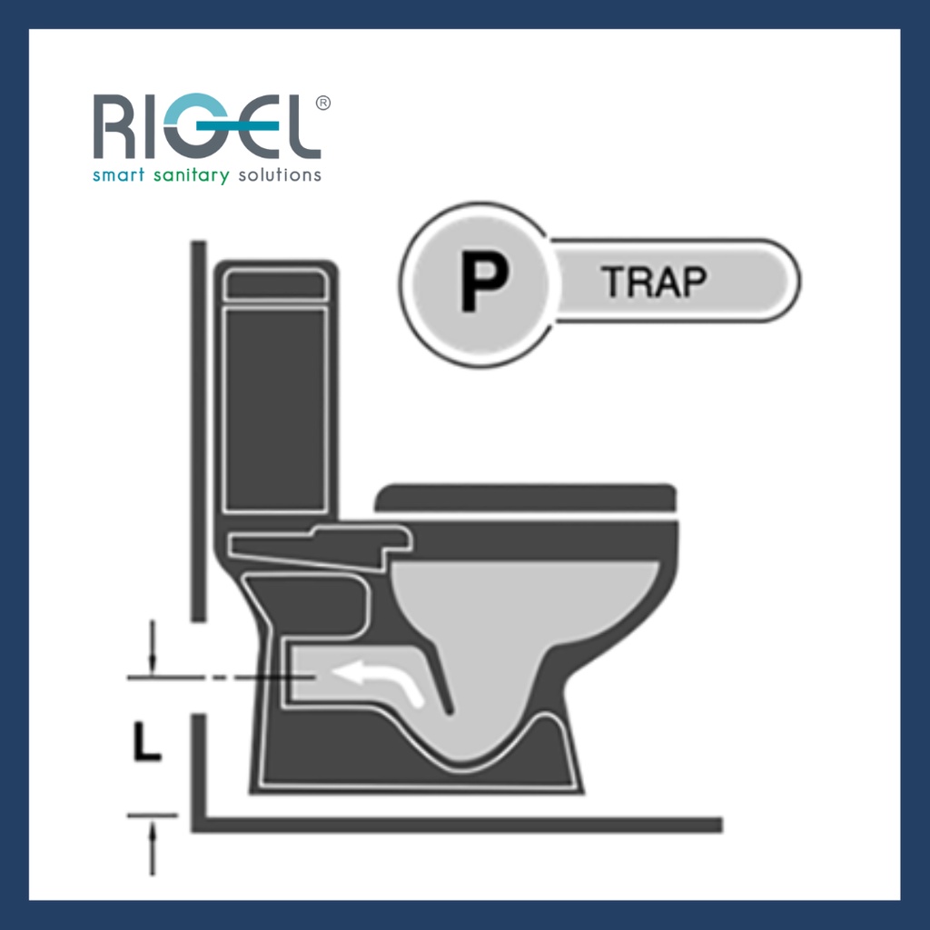 [P.O] RIGEL Ceramic Toilet Closed Coupled Water Closet WC9030F-U ...
