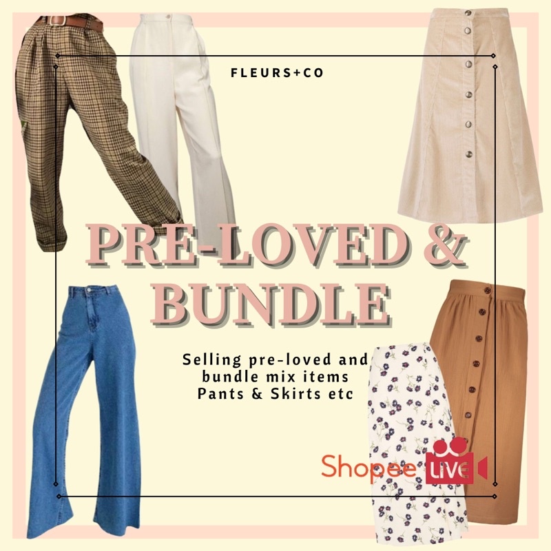 PANTS & SKIRTS (LOCK ON LIVE ONLY) | Shopee Malaysia