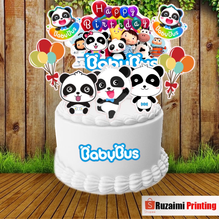 Babybus Cake Topper 001 | Shopee Malaysia