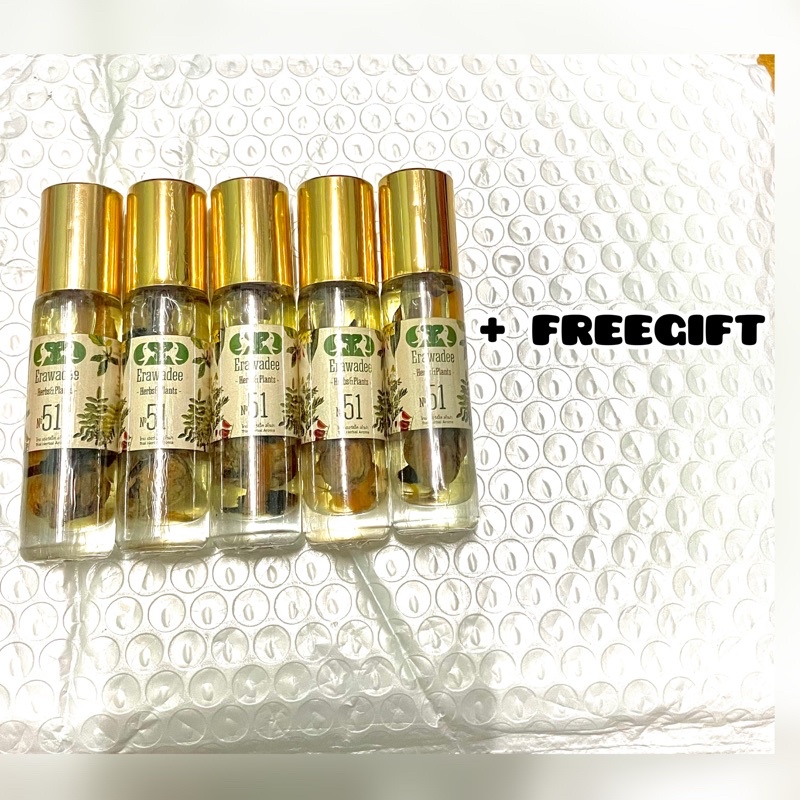 ORIGINAL 🔥Erawadee oil no51 natural inhaler 8мℓ (herb plant) (minyak ...