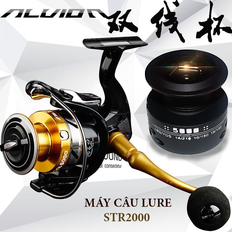 Lure fishing reel, ALVION STR2000 14+1 BB snakehead fishing reel (free ...