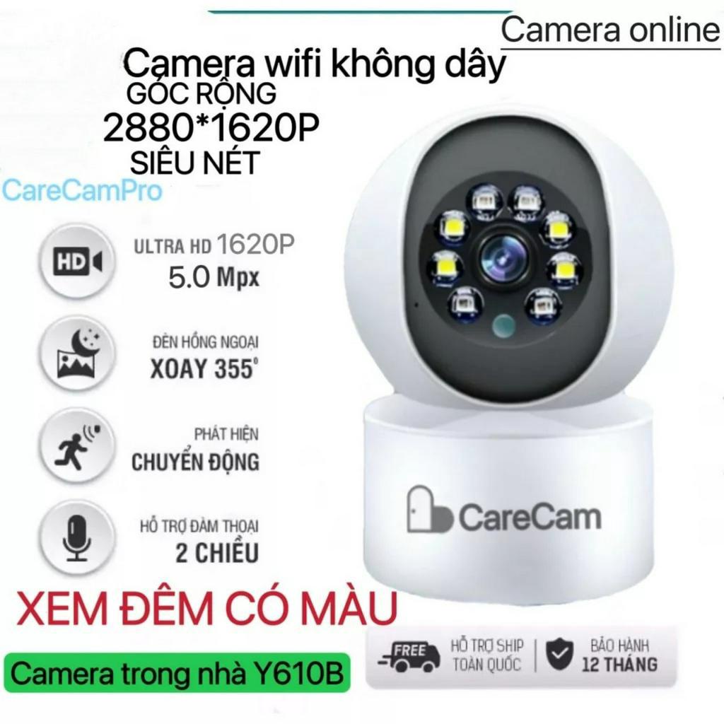 Carecam V5Pro 5.0MP wifi Camera Rotate 360 Degrees Cheap Indoor Home At ...