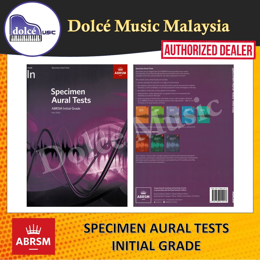 ABRSM - Specimen Aural Test - Initial Grade | Shopee Malaysia