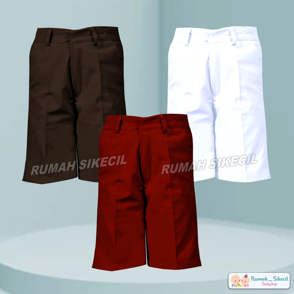 MERAH PUTIH School Uniform Red and White Scout Pants Elementary School ...