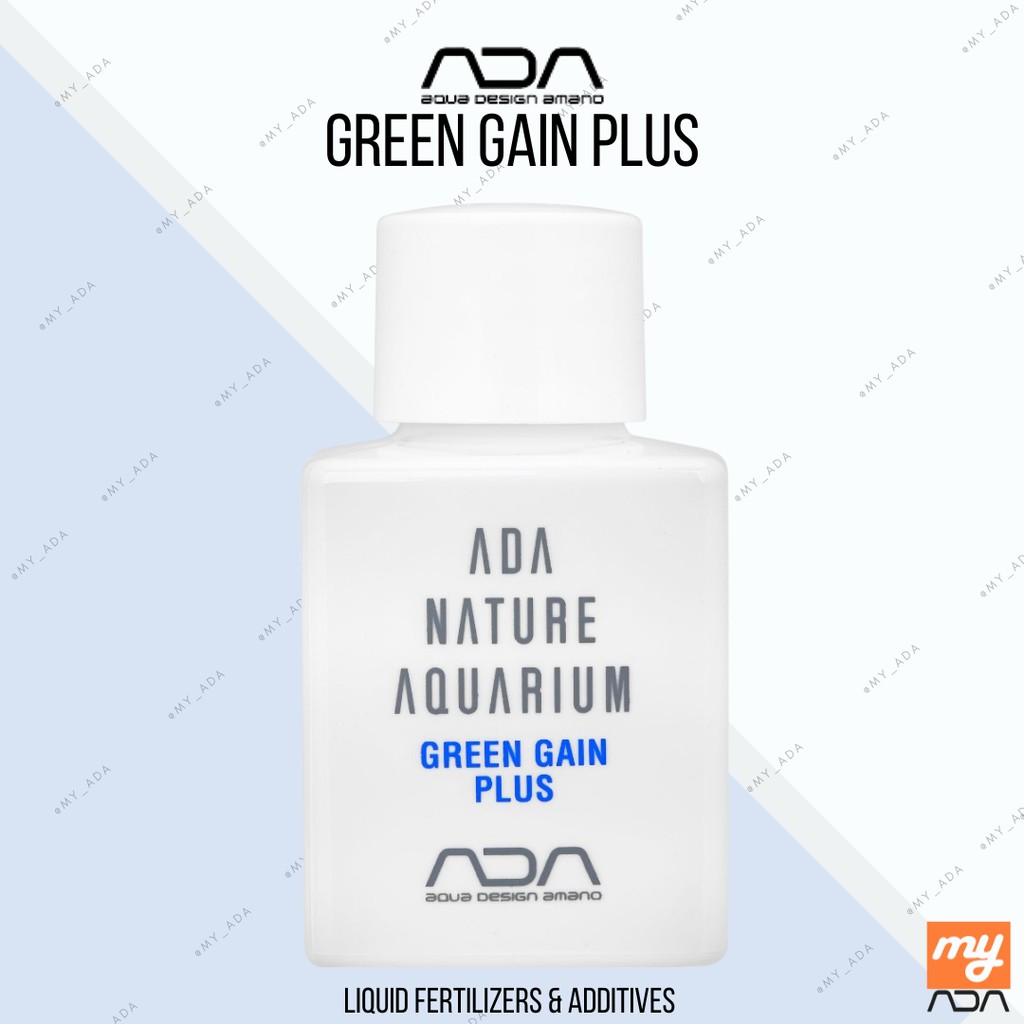 ADA Green Gain Plus Liquid Additivies for Aquarium, Liquid Fert , Aqua ...