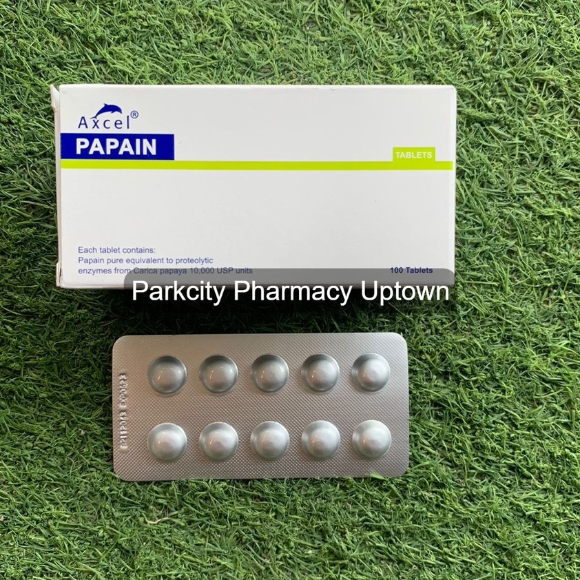 Axcel Papain Tablet 10s | Shopee Malaysia