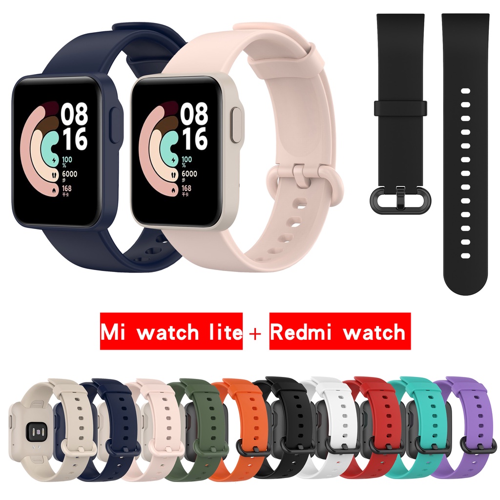 Strap Silicone For Xiaomi Mi Watch Lite Smart Watch Replacement Sport ...