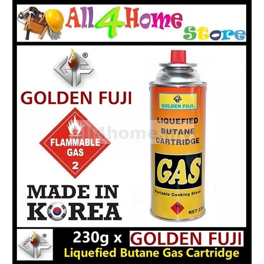 GOLDEN FUJI Butane Gas Cartridge for Gas Stove & Gas torch | Shopee ...