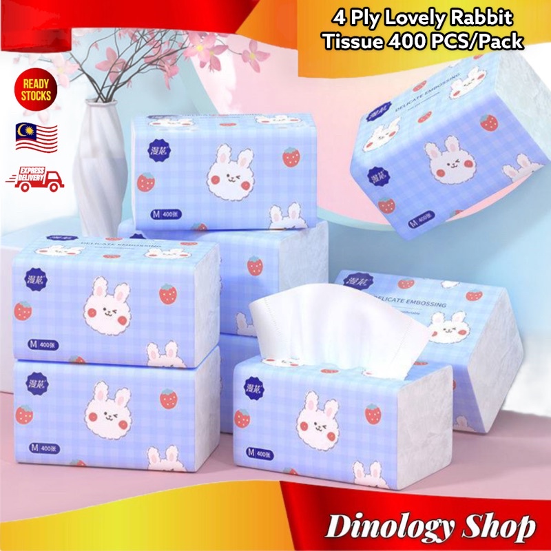 Dinos Bamboo Tissue / Tissue paper / Soft Facial Tissue Paper | Shopee ...