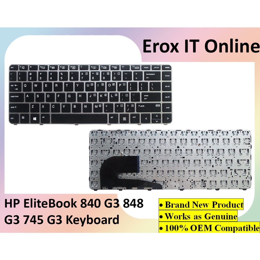 HP Elitebook 840 G4 848 G3 745 G3 745 G4 840 G3 KEYBOARD | Shopee Malaysia