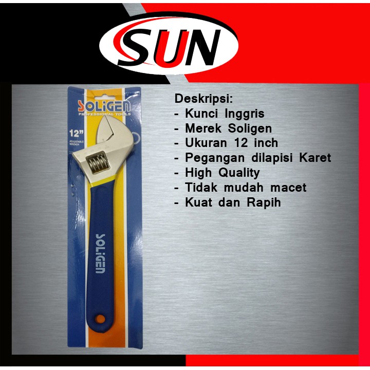 English Wrench Adjustable Wrench 12inch 31cm Pipe Bolt | Shopee Malaysia