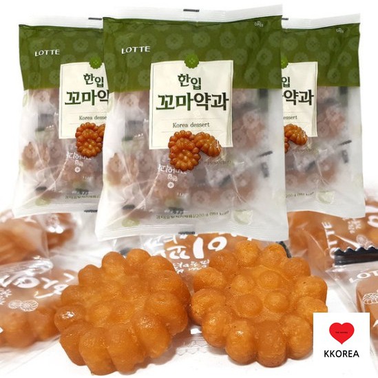 [Korea] Sweet Korean Dessert Mini Honey Yakgwa 200g (Korean Traditional ...