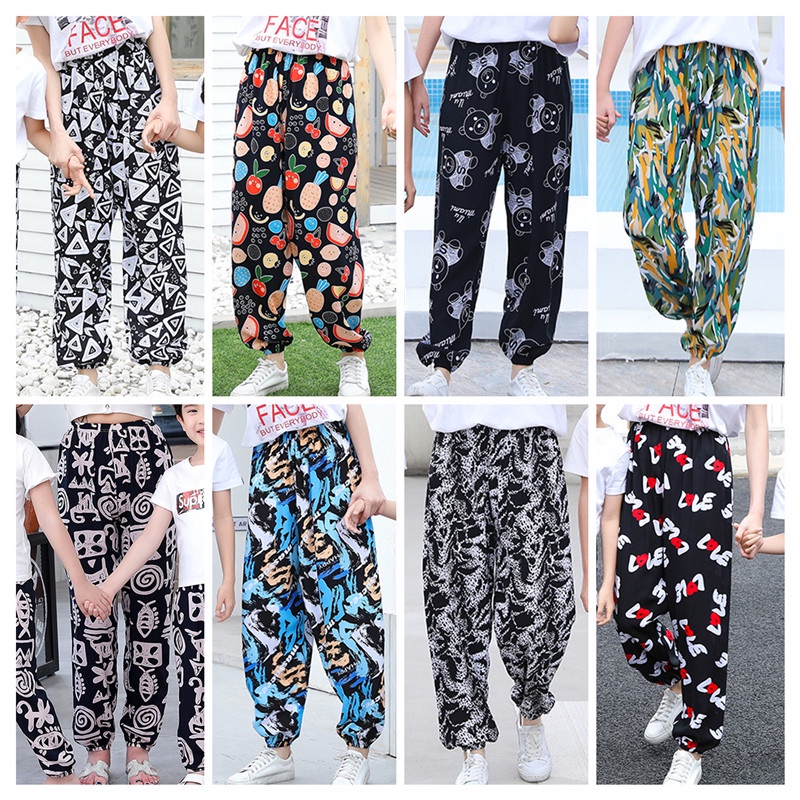 【LF】Women Lantern Pants S-3XL Cotton Silk Ladys Bloomers Casual Long ...