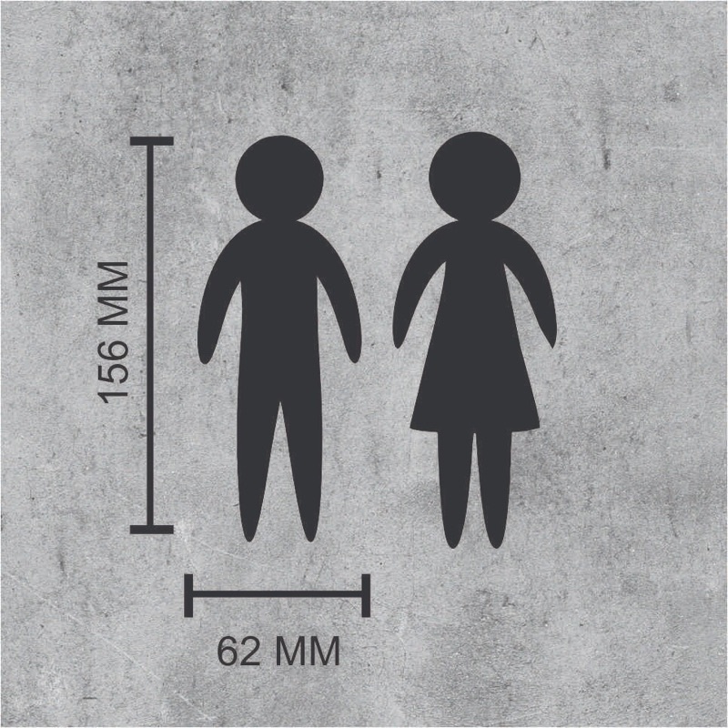 BIG TOILET SIGN PAPAN TANDAS BESAR CUTE LUXURY MORDERN DESIGN SYTLE ...