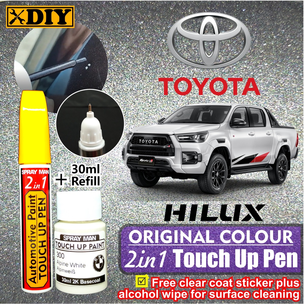 Toyota Hilux 2in1 Touch Up Pen Original Colour Automotive Paint ...