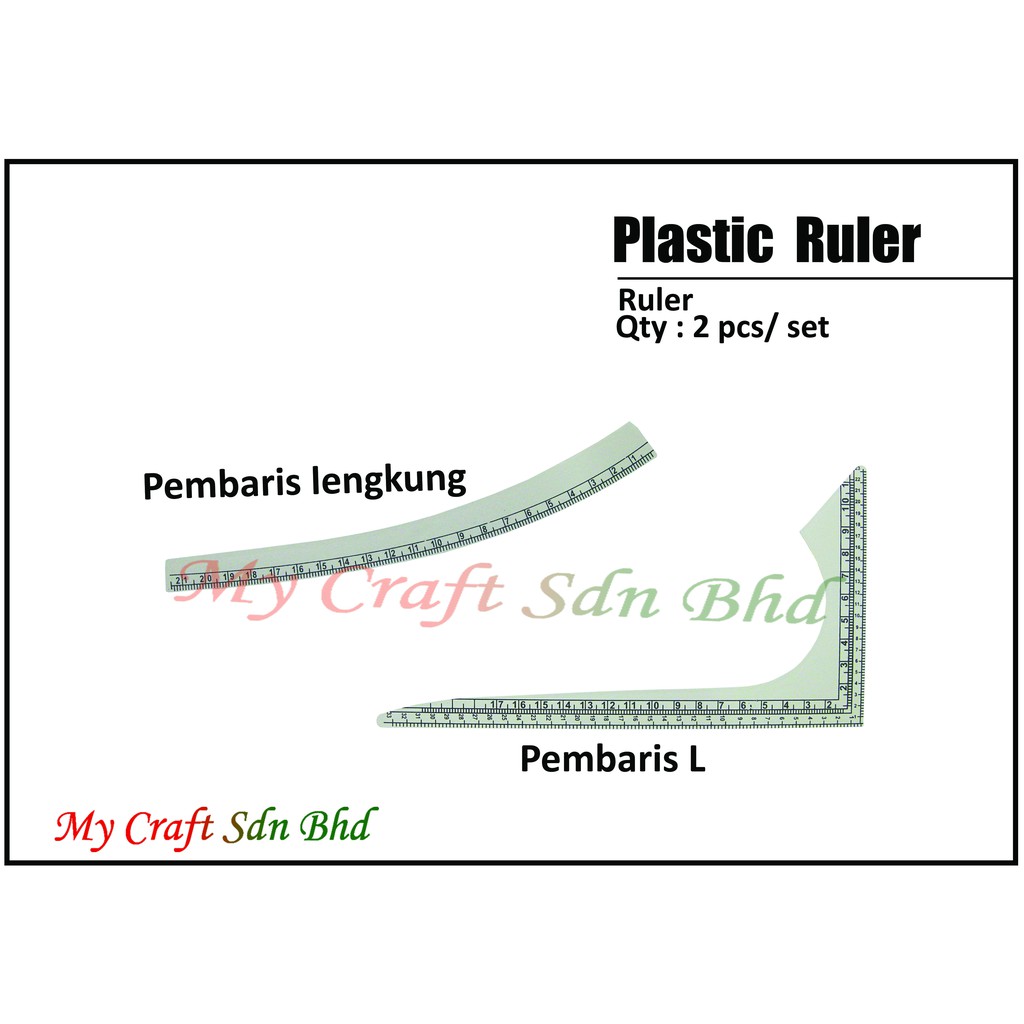 [Ready Stock] Plastic Ruler | Pembaris Scale Kecil | Curve dan L Shape ...