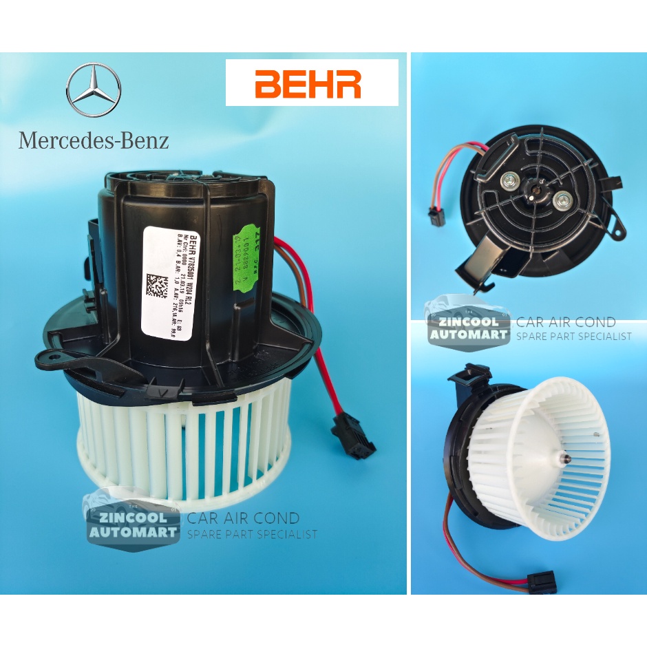 Mercedes Benz C-Class W204 AirCond Blower Motor (Square Socket) 💯 ...